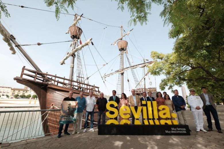 La Nao Victoria llega a Sevilla 500 años después de la gesta