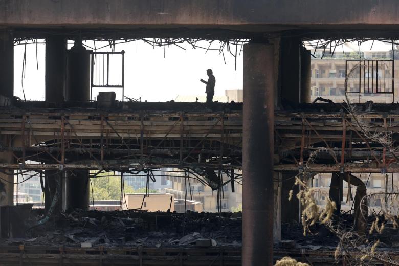 Así quedó la televisión estatal iraní que Israel bombardeó