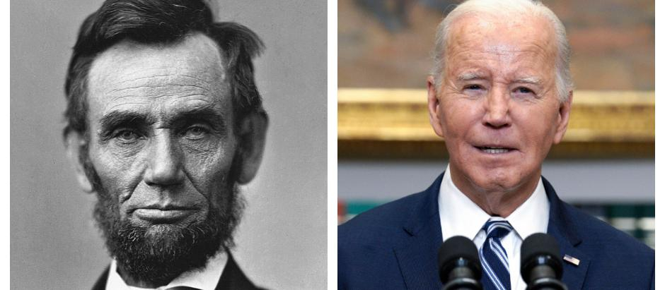 Abraham Lincoln indultó al tatarabuelo de Joe Biden en la Guerra de ...
