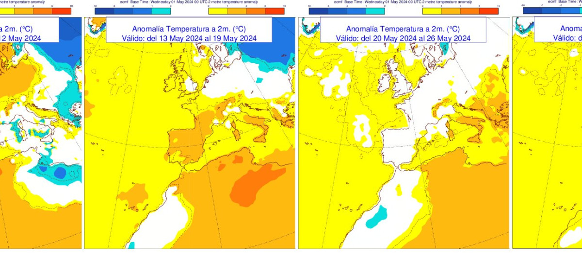 La Aemet pronostica cómo será el tiempo en mayo La Aemet pronostica cómo será el tiempo en mayo