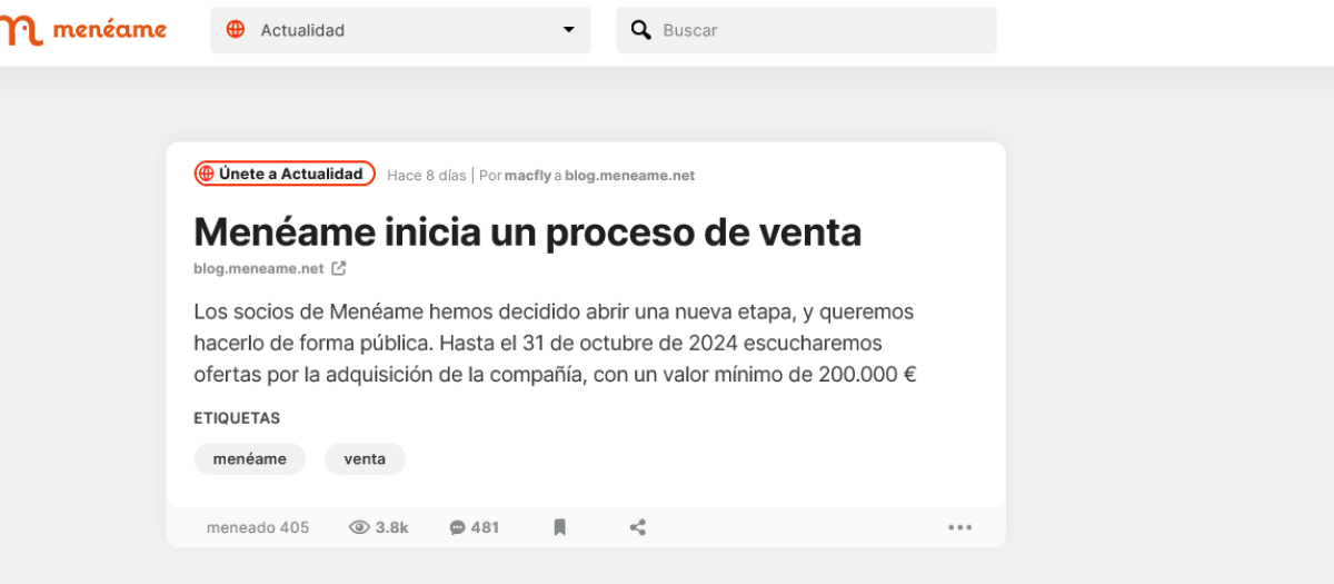 «Es de losers, somos oro para la IA»: uno de los fundadores de Menéame ...