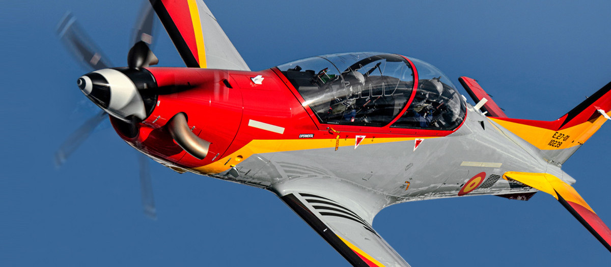 Ejército del Aire y del Espacio: Pilatus PC-21, el avión que pilotará la Princesa Leonor: quinta ...