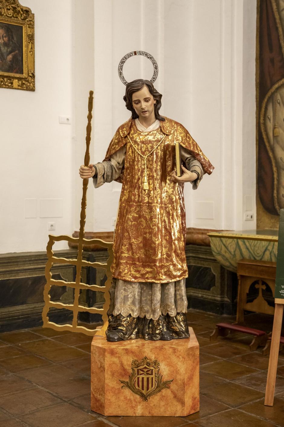 La Diputación recupera la imagen de San Lorenzo para el retablo de la ...