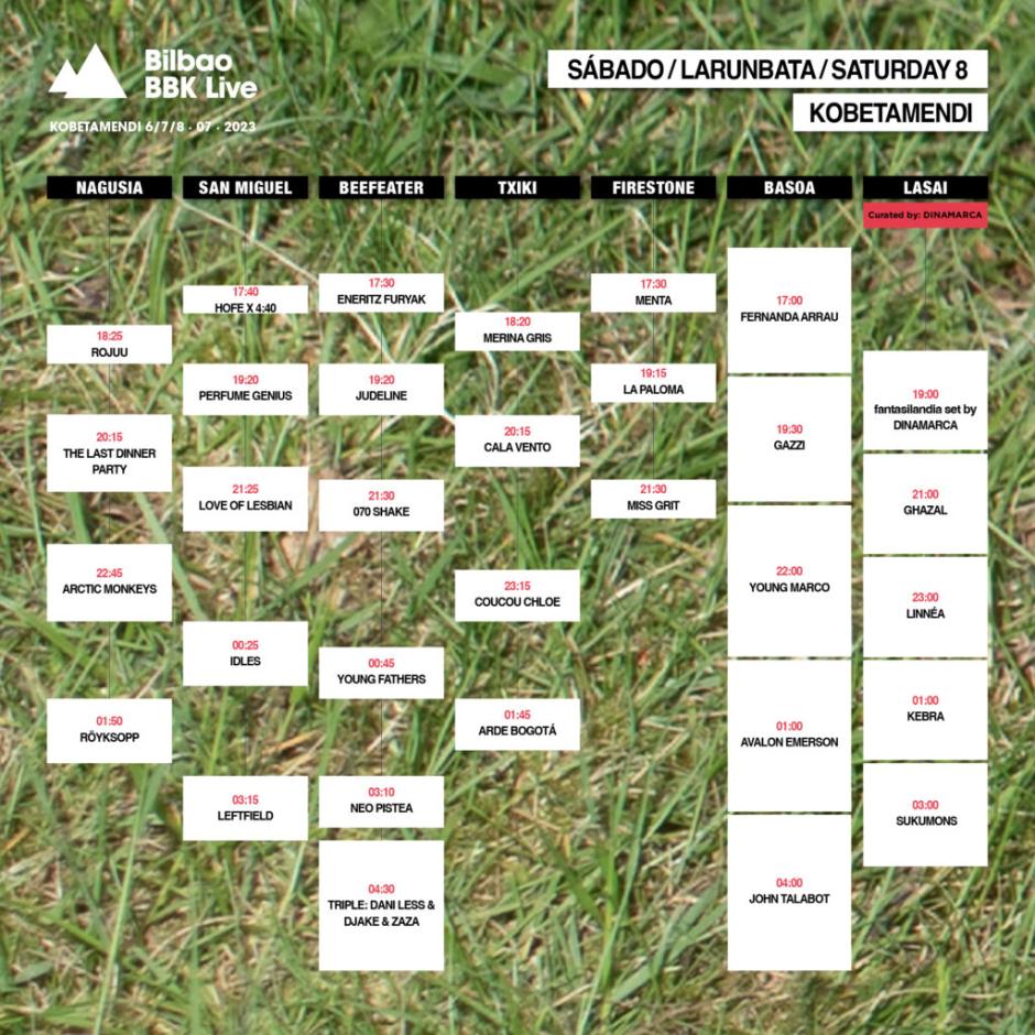 Festival BBK Live 2023: cartel, horarios y cómo llegar al Kobetamendi