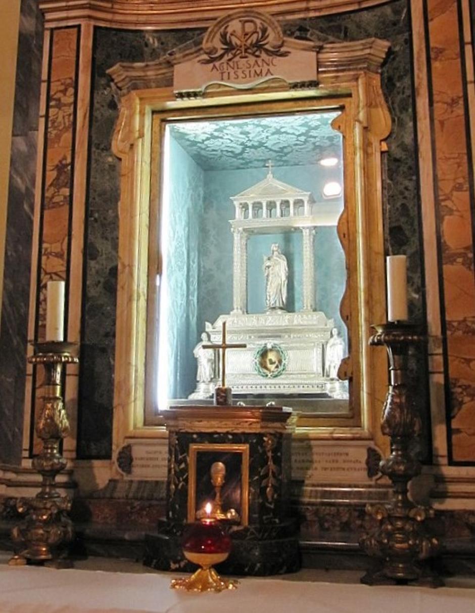 Una de las reliquias más veneradas de Roma es la de una muchacha que no ...