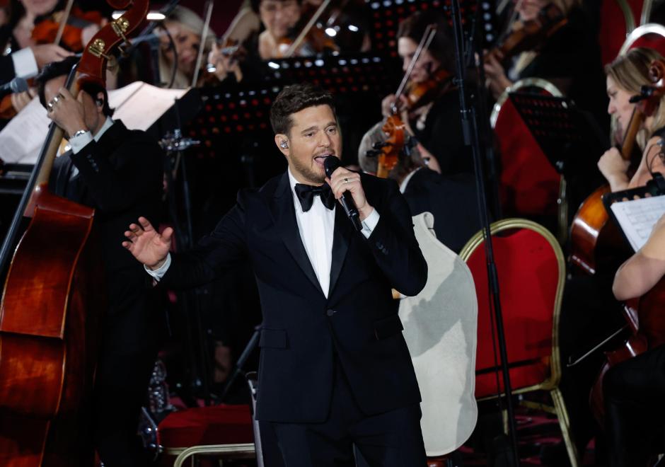 Así fue el concierto de Michael Bublé en el Vaticano ante el Papa León XIV