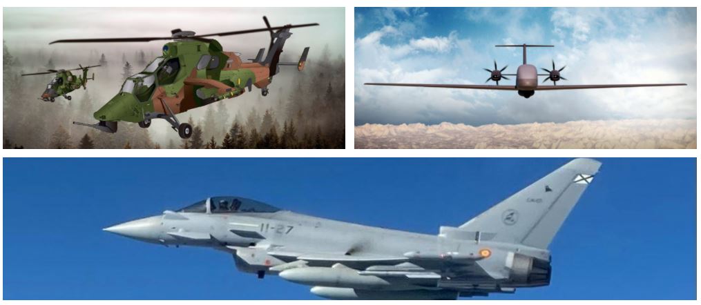 Eurofighter, Tigre y Eurodron: una inyección de 3.500 millones para el ...