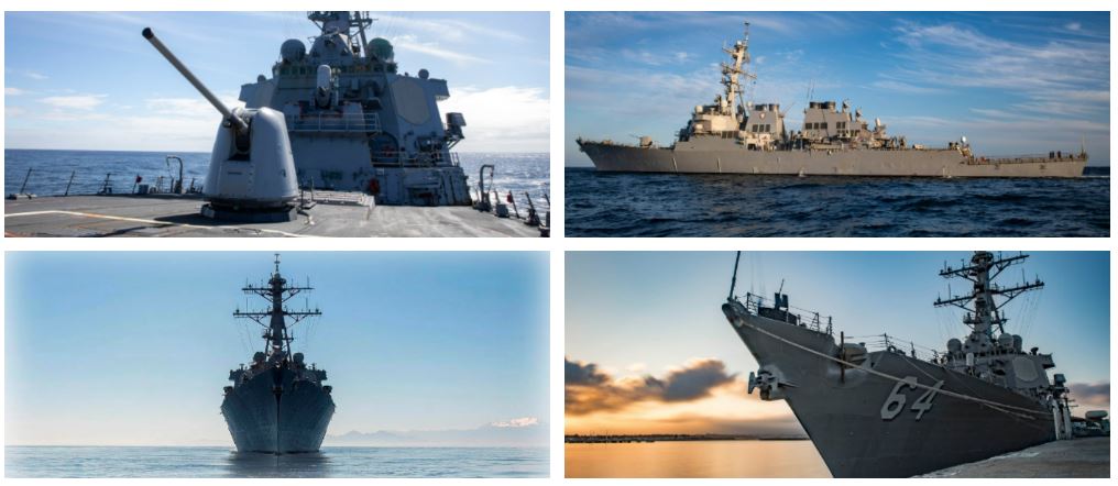 Fuerzas Armadas: Así son los cuatro poderosos destructores de EE.UU. en ...