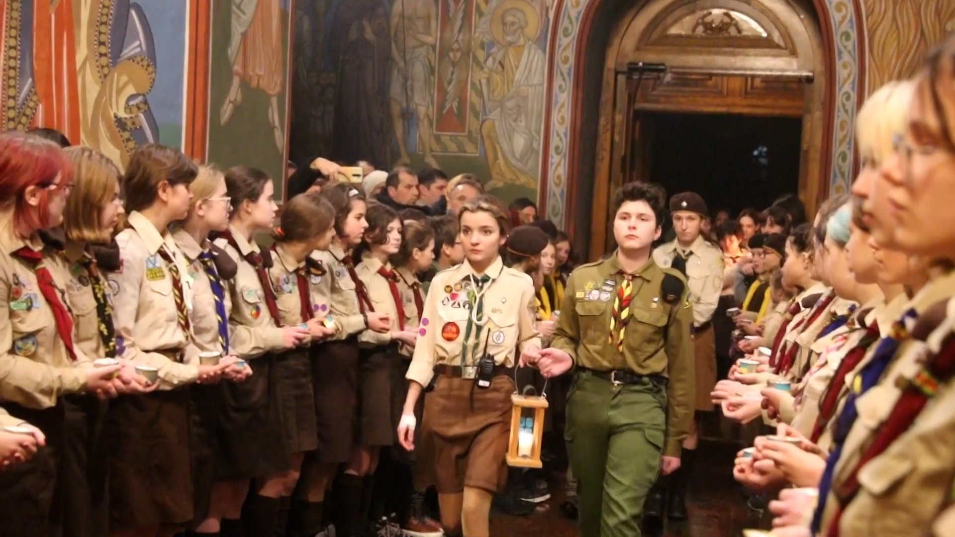 La Luz de la Paz de Belén llega a Kiev