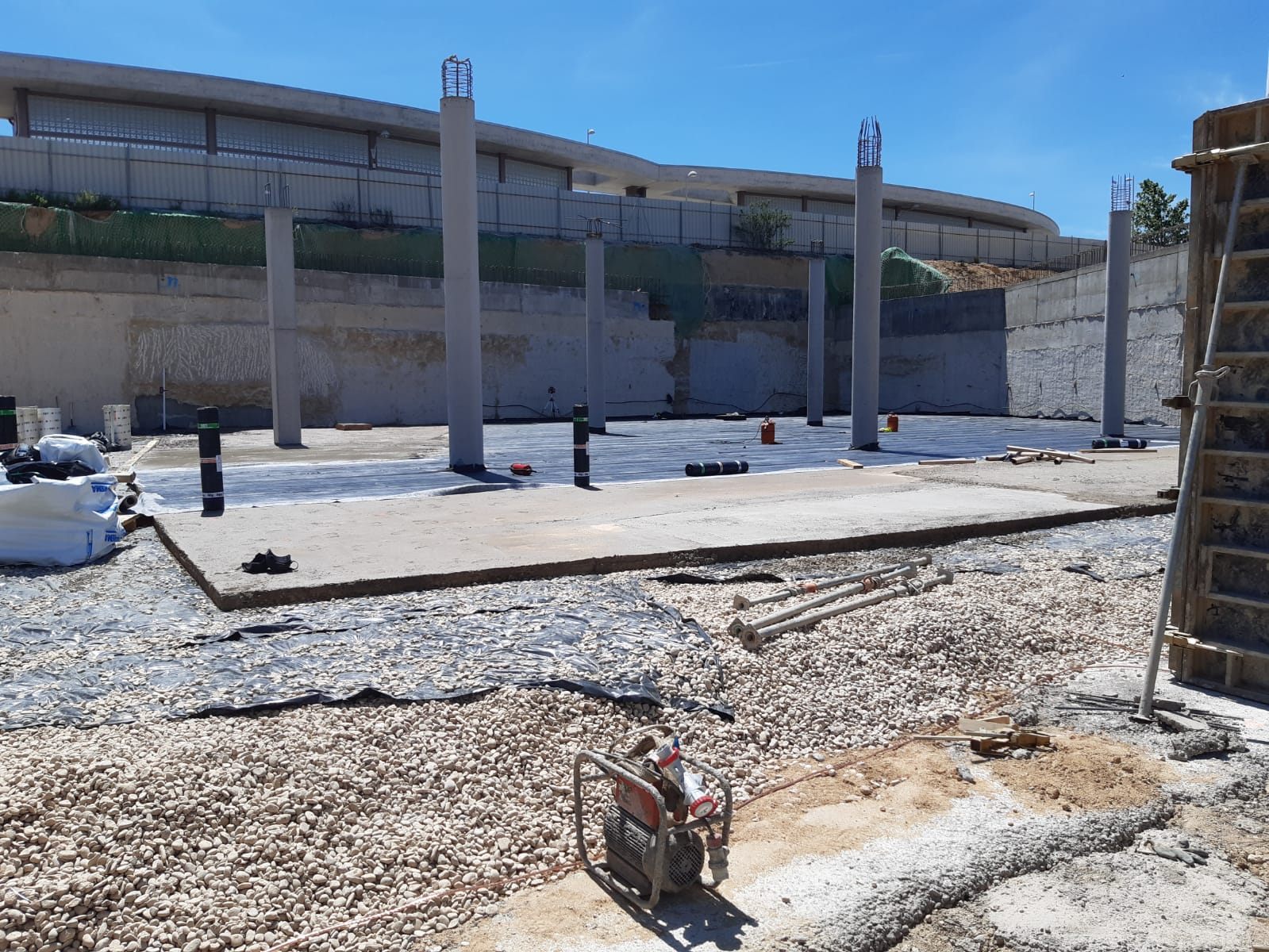 Así avanzan las obras del innovador intercambiador de Valdebebas: el ...