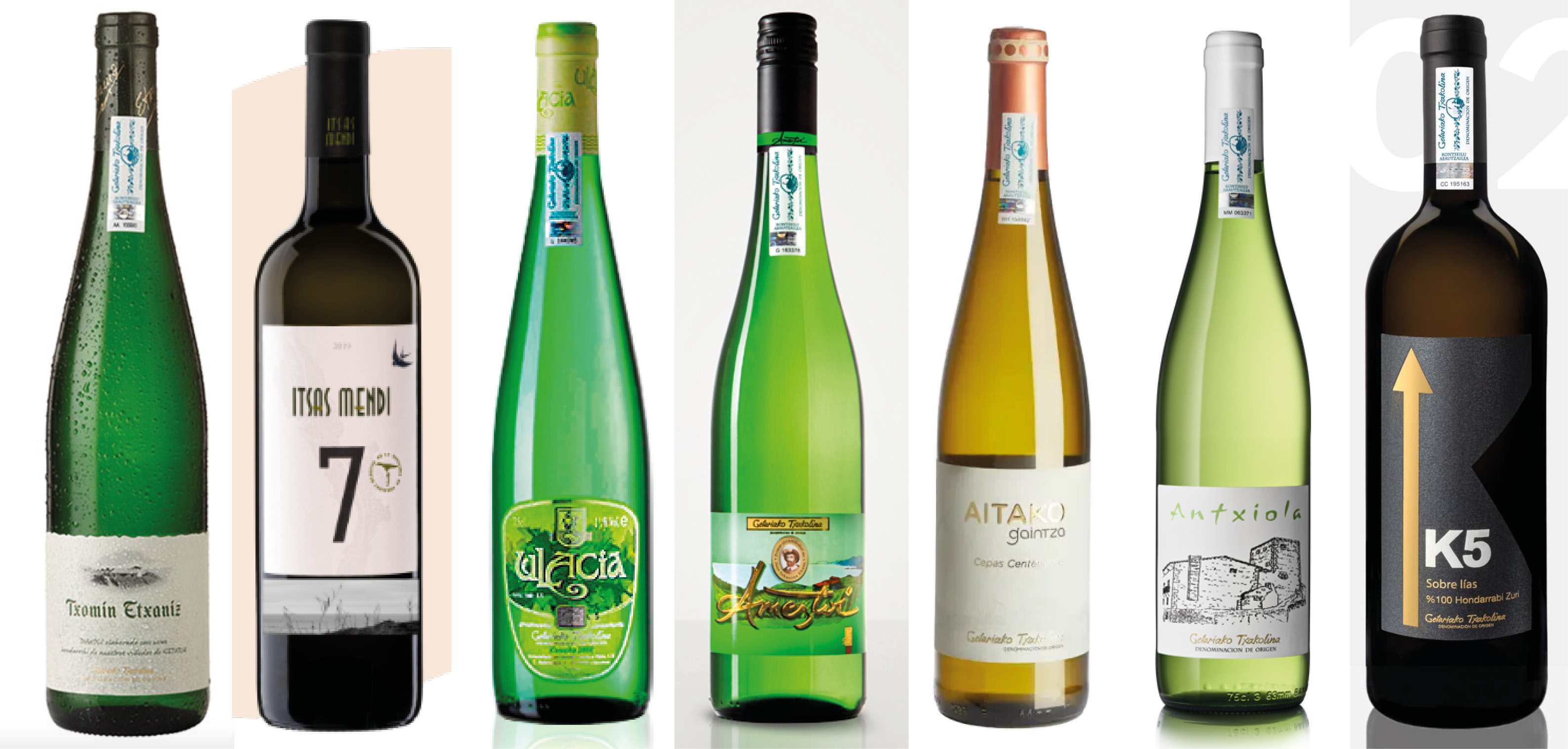 Siete vinos de txacolí que no debes perderte si viajas a País Vasco