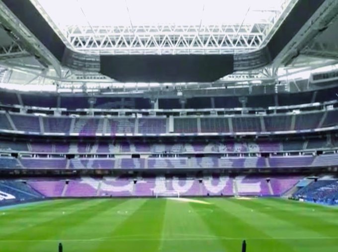 Así será el impresionante tifo del Bernabéu para recibir al Bayern de ...