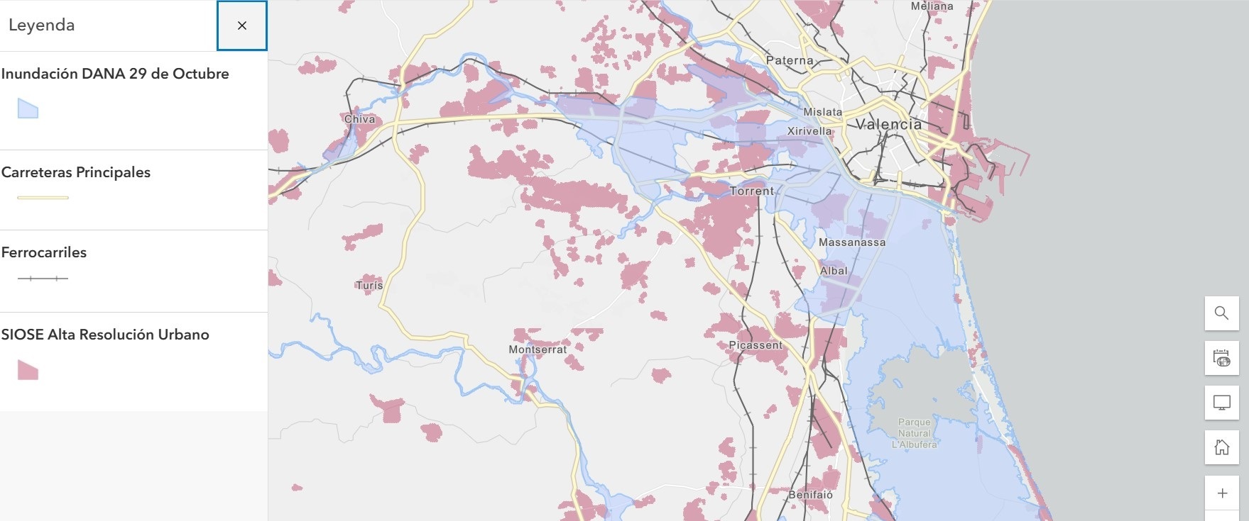 Mapa de las zonas inundables en la Comunidad Valenciana: ¿vives en un ...