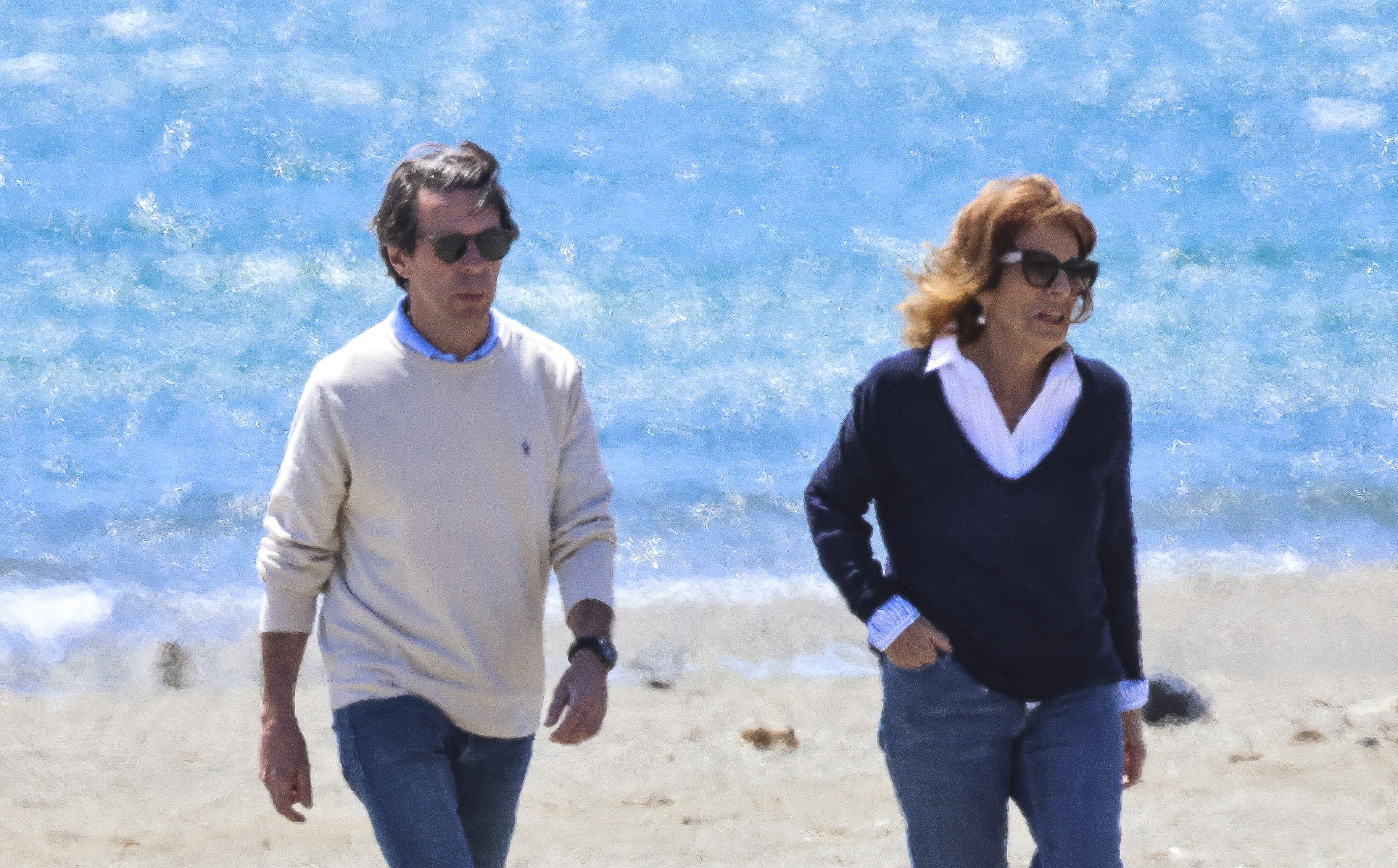 La pandilla de Aznar y Ana Botella en Marbella, donde han bailado a ritmo de Tom Jones