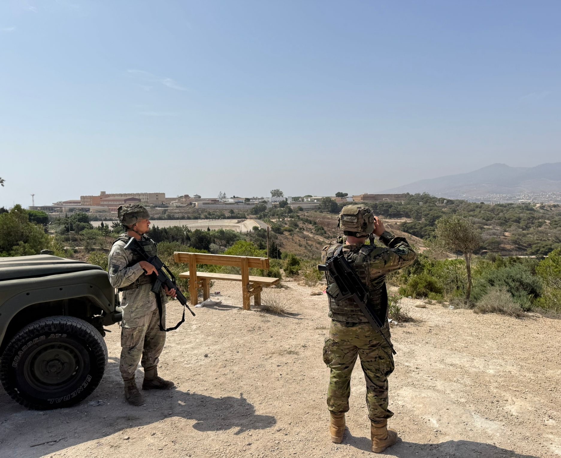 Defensa avanzada en la frontera con Marruecos: un Regimiento de ...