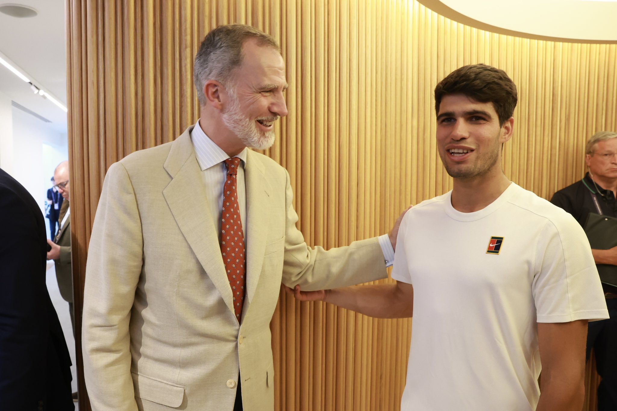 Las palabras del Rey Felipe VI a Carlos Alcaraz tras su dura derrota en ...