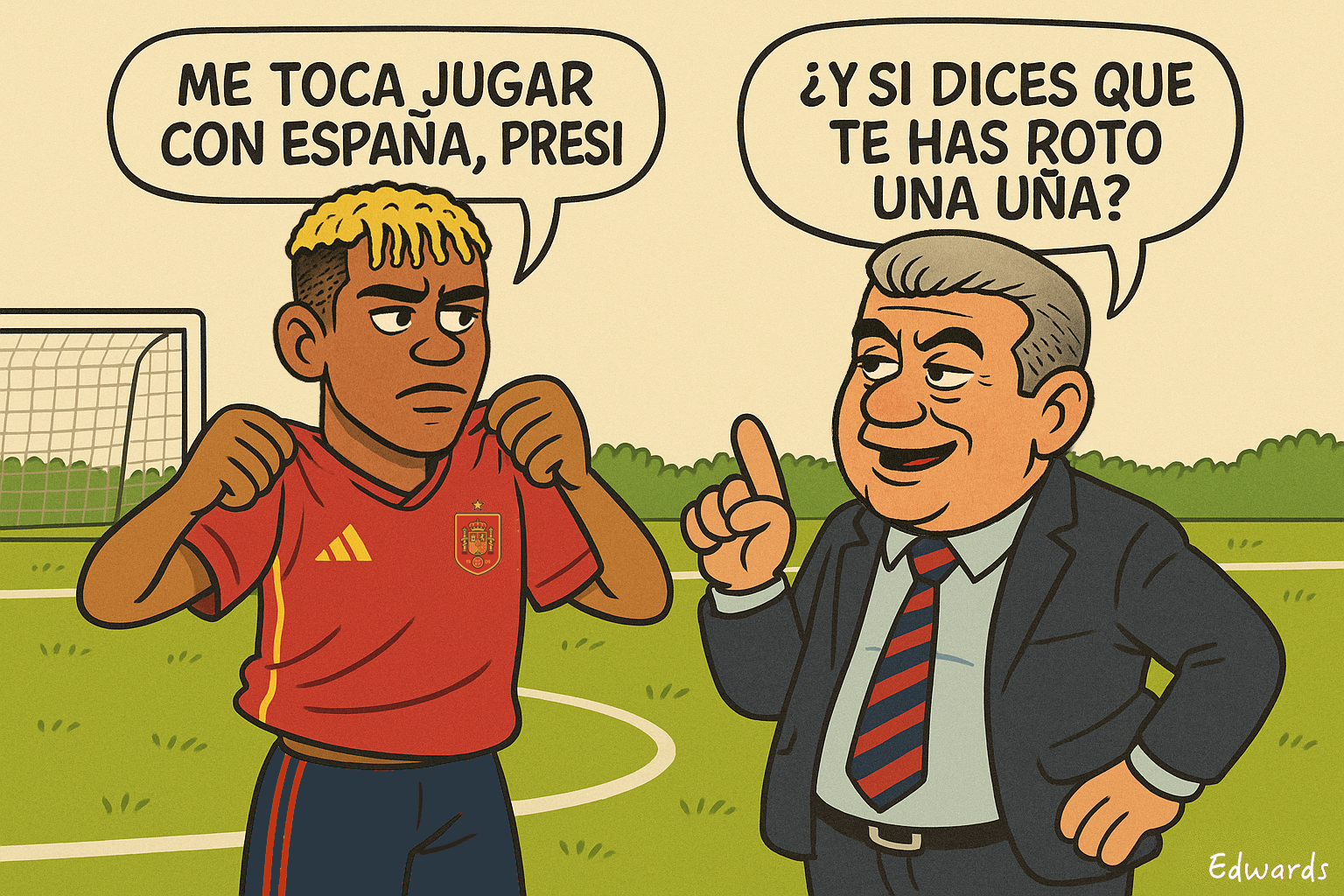 Edwards | Lamine no juega con España