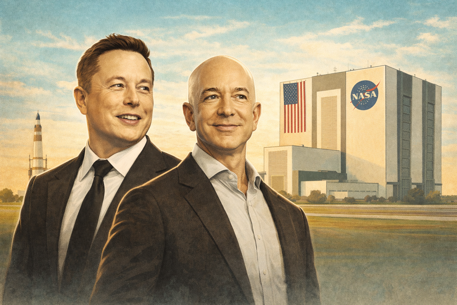 Elon Musk y Jeff Bezos frenan la vuelta del ser humano a la Luna: así ...